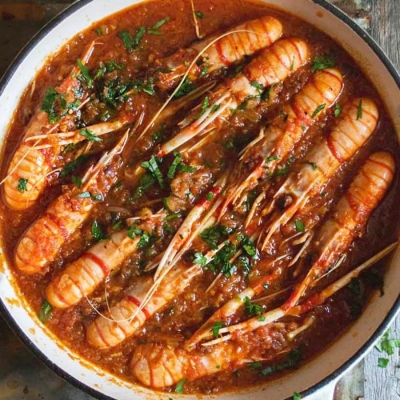 Culinary Croatia - Scampi Buzara